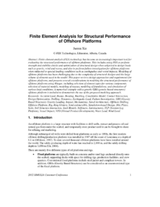 Finite Element Analysis Report Template | Glendale Community throughout ...