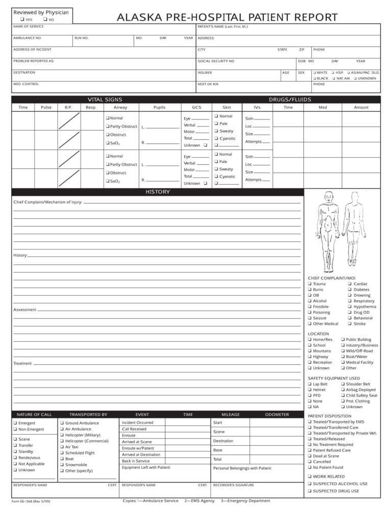 Free 14+ Patient Report Forms In Word | Pdf in Patient Care Report ...