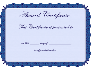 Free Printable Award Certificate Borders | Award within Free Funny ...