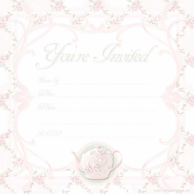 Free Printable Bridal Shower Invitation Templates For Word intended for ...