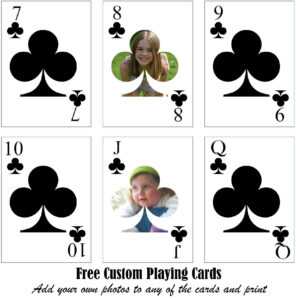 Custom Playing Card Template Unique Custom Playing Cards for Custom ...