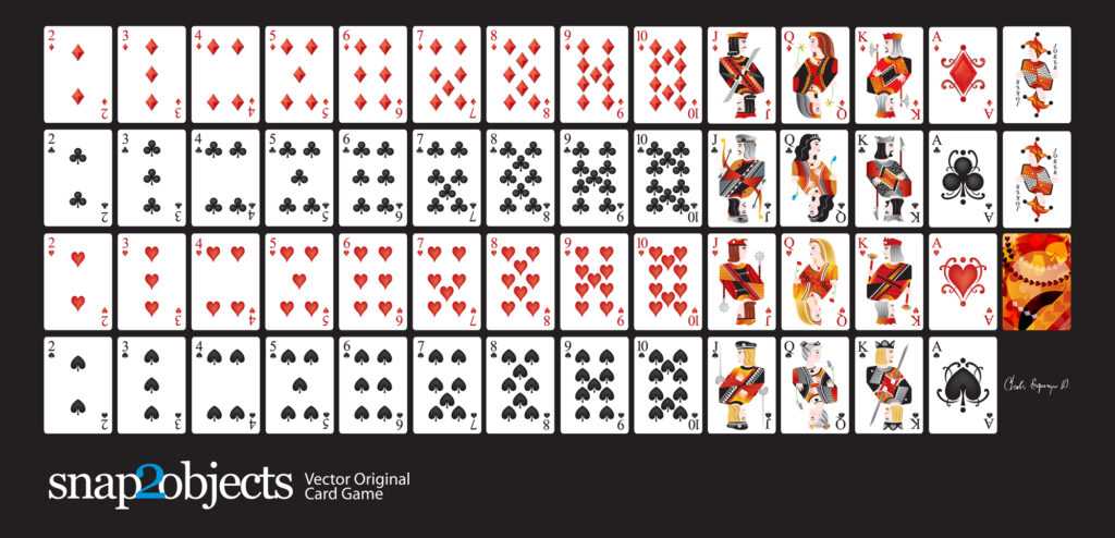 Free Vector Playing Cards Deck – for Free Printable Playing Cards ...