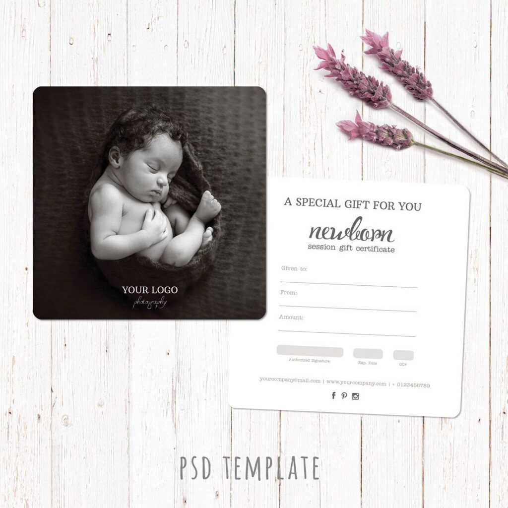 Gift Voucher Template. Gift Certificate Template inside Photoshoot Gift ...