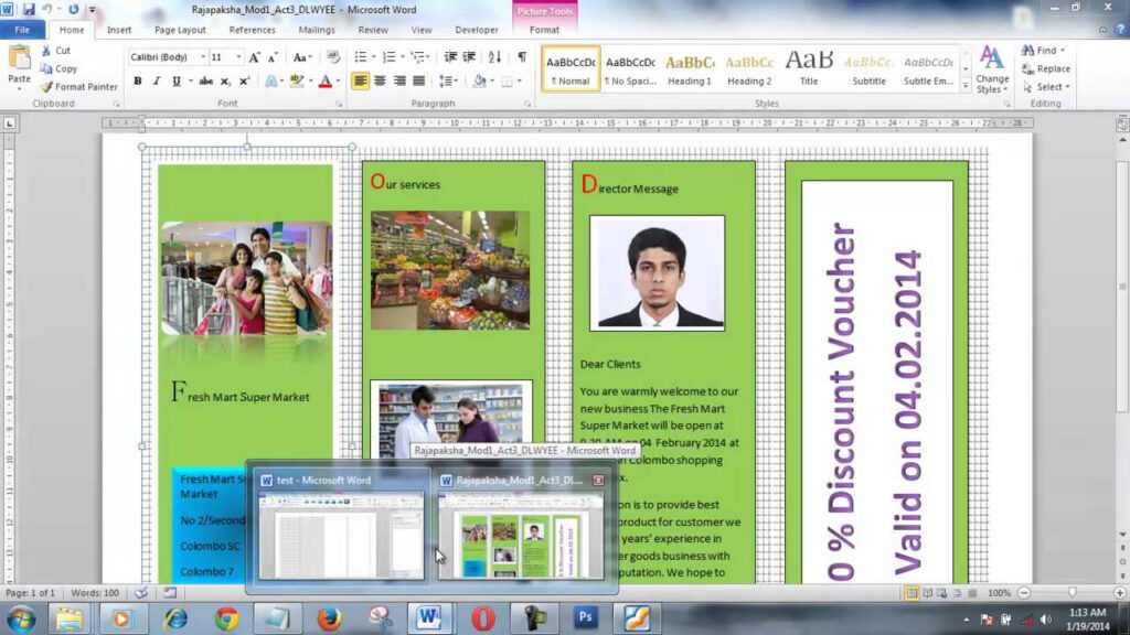 How To Create Brochure Using Microsoft Word Within Few Minutes with ...