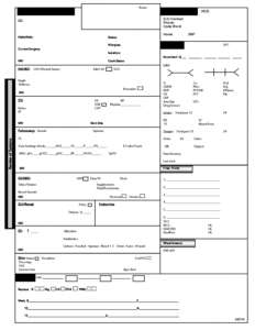 Icu Nursing Report Sheet Template for Nursing Handoff Report Template ...