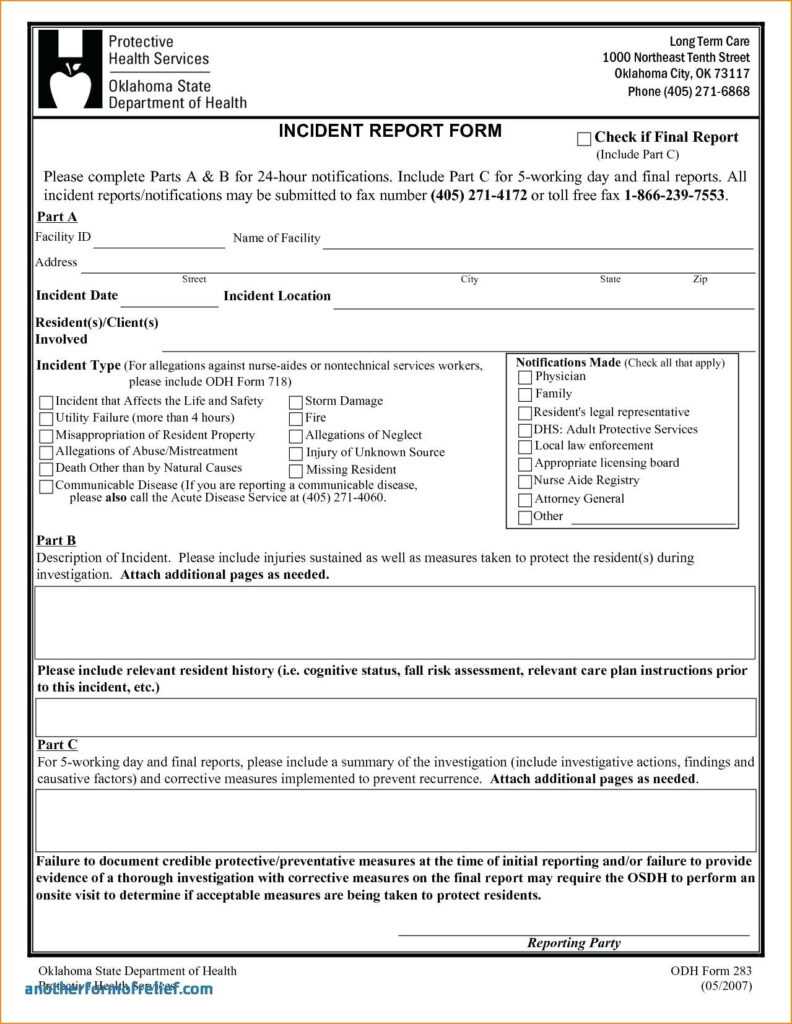 Incident Report Letter Sample In Workplace | Manswikstrom.se pertaining ...