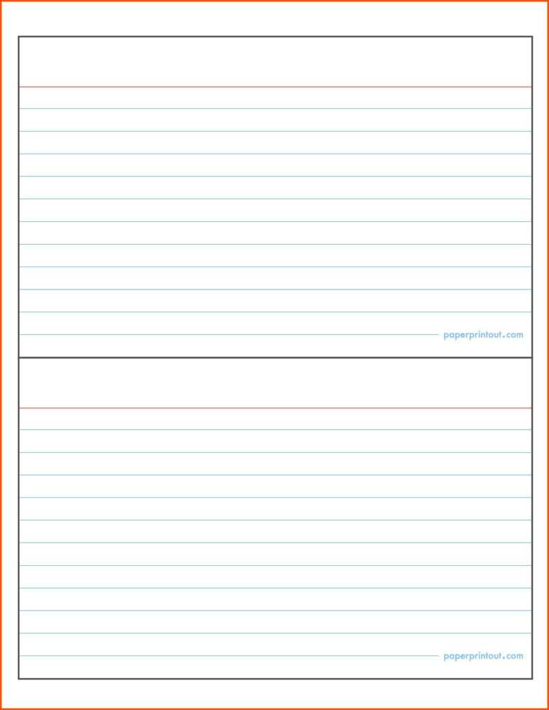 Lovely 3X5 Index Card Template – Www.szf.se In Microsoft Word Index ...