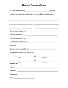 Medical Release Form Template – 30+ Medical Release Form inside ...