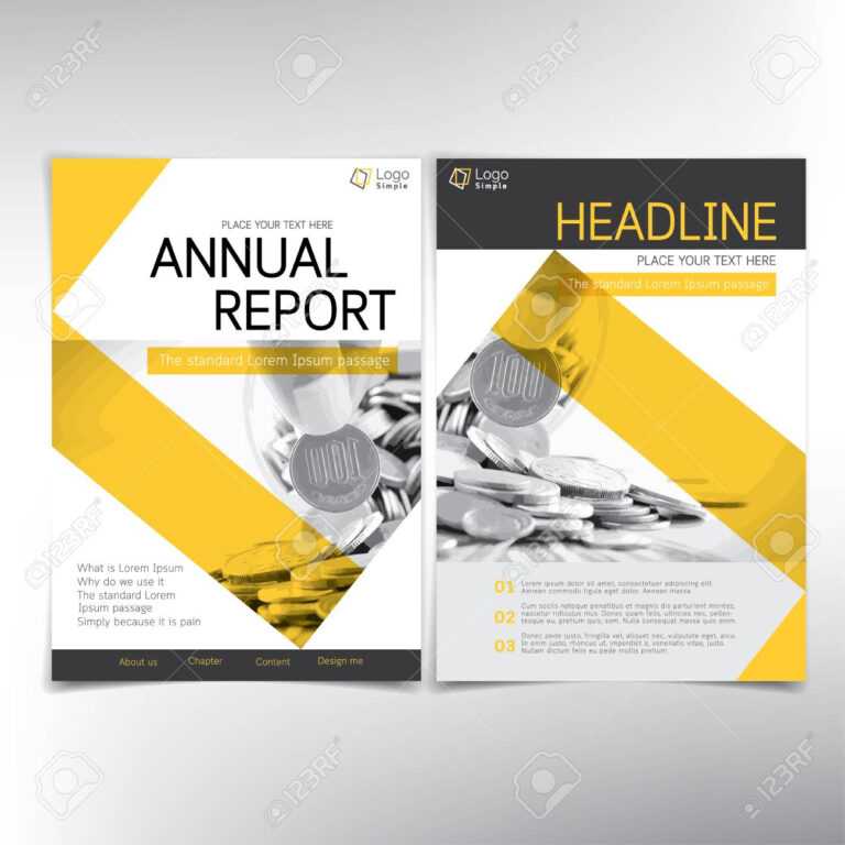 Modern Business And Financial Cover Page, Vector Template – Can.. for ...