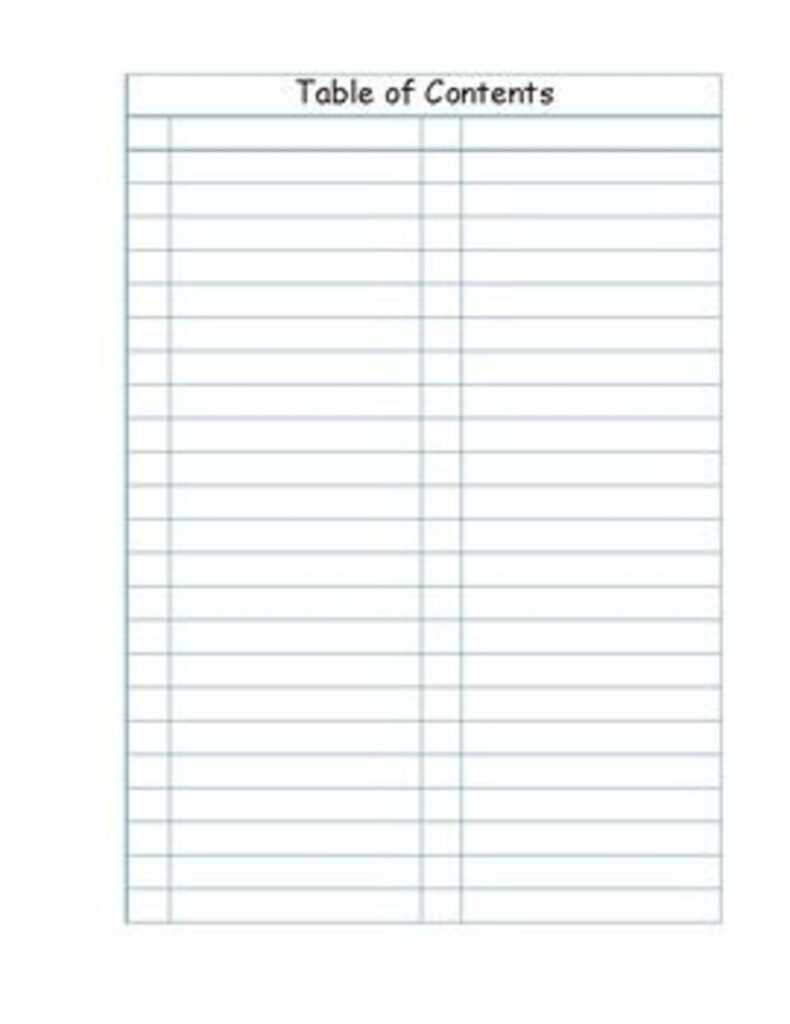 More 38+ Table Of Contents Template Hd Wallpapers | Wall11 regarding ...