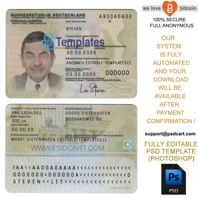 New 2019 Editable Id Card Templates | Business Letters Blog regarding ...