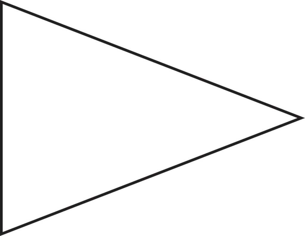 Pin Triangle Flag Outline Clip Art Vector Online Royalty for Free ...