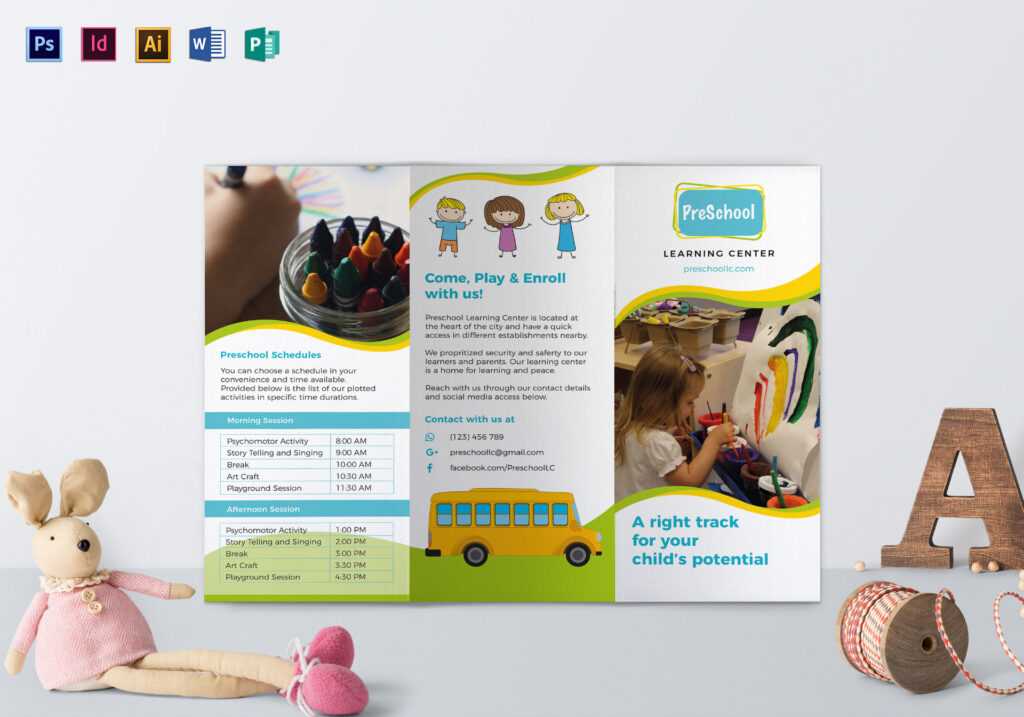 Play School Brochure Templates – Atlantaauctionco.com