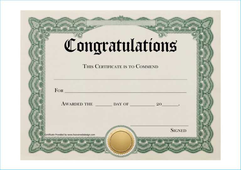 Promotion Certificate Template – Atlantaauctionco.com