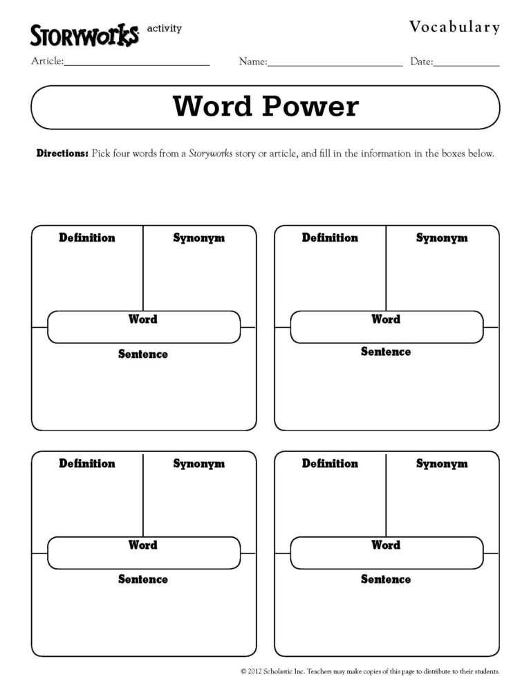 Quick And Easy Vocabulary Activity – Use It With Any Text with ...