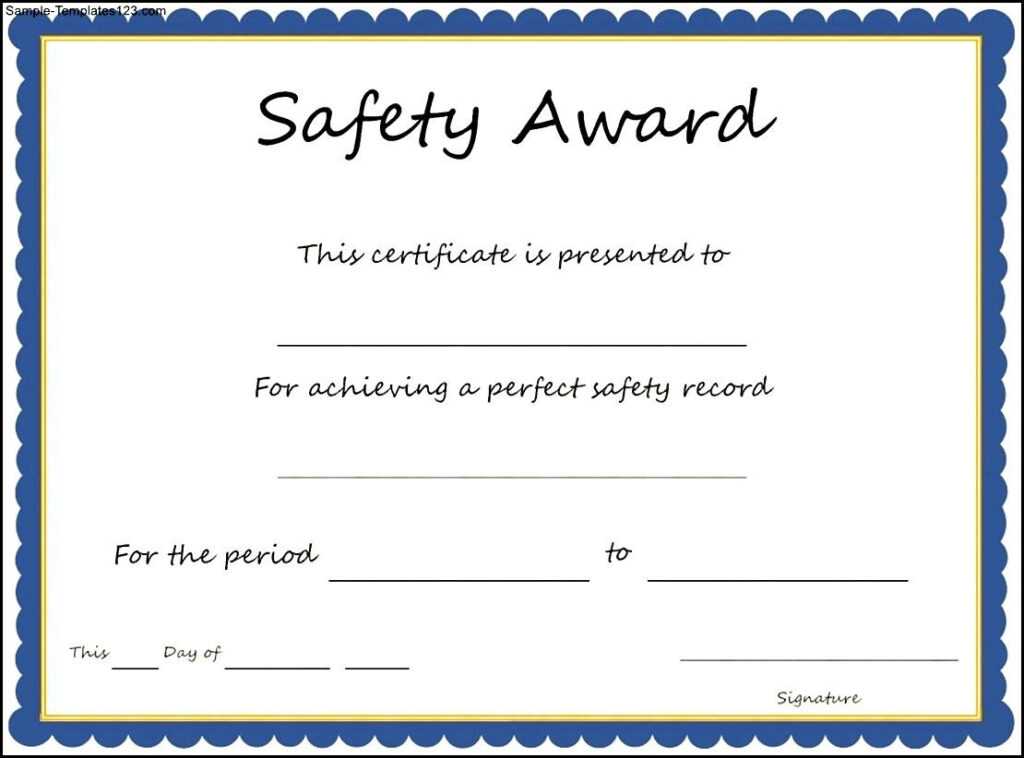 Safety Appreciation Certificates Templates – Radiodignidad pertaining ...
