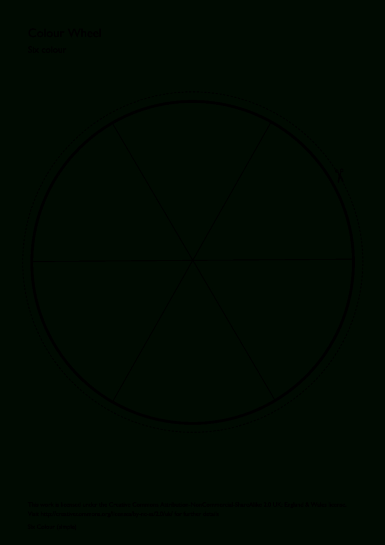 Blank Color Wheel Template – Atlantaauctionco.com