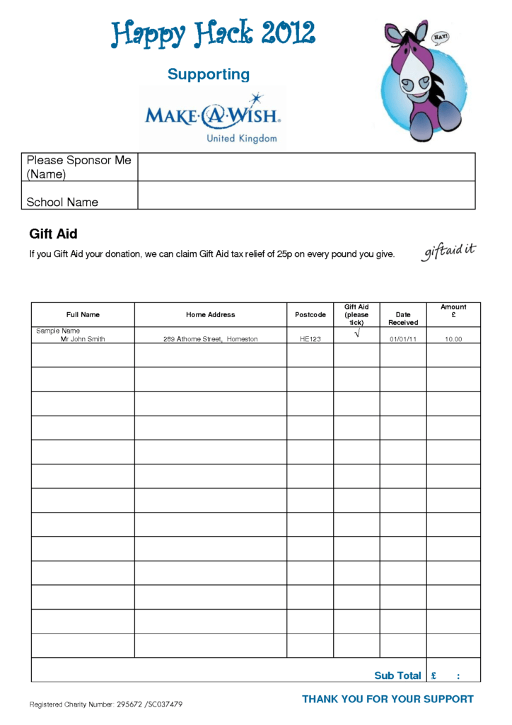 Sponsor Card Template – Atlantaauctionco.com