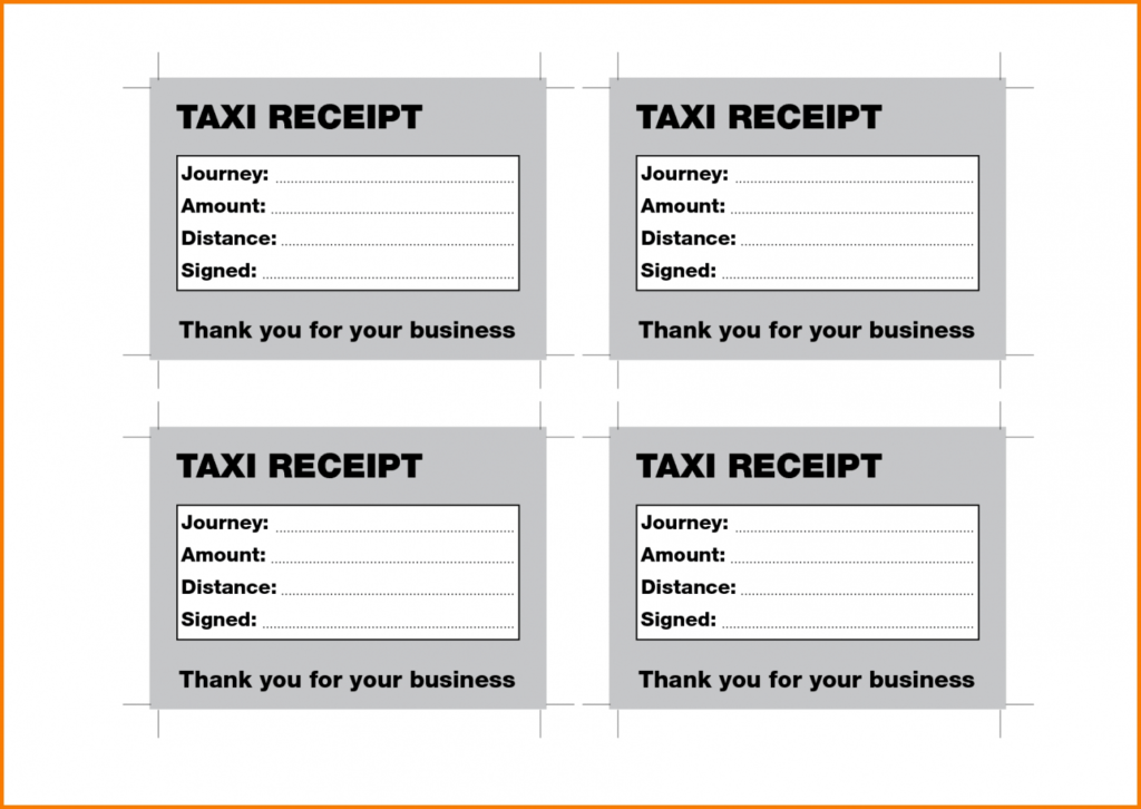 Taxi Receipt Atlanta – Selo.l-Ink.co Taxi Invoice Template for Blank ...