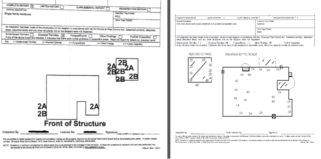 Termite Inspection: Sample Termite Inspection Report intended for Pest ...