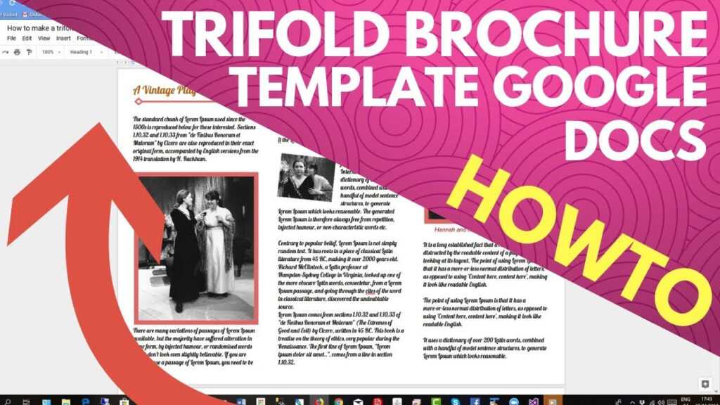 Trifold Brochure Template Google Docs with Google Docs Tri Fold ...