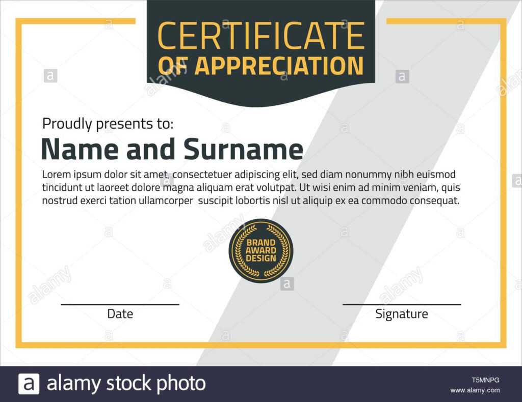 Vector Certificate Template. Illustration Certificate In A4 inside Certificate Template Size ...