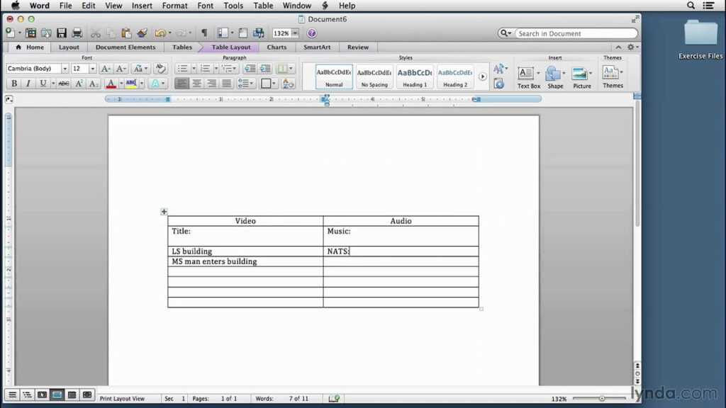 Video Script Writing Tutorial: Setting Up A Two Column Script In Word ...