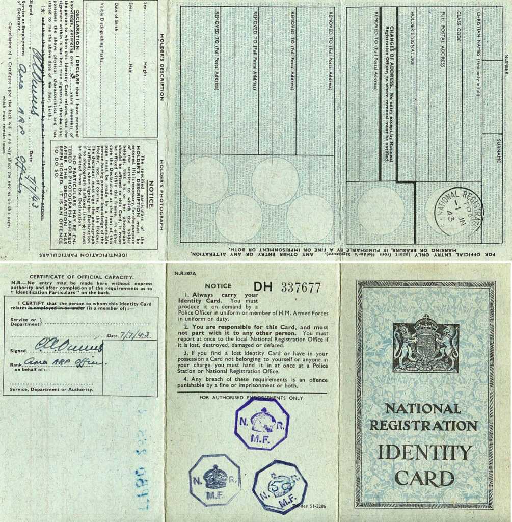 World War 2 Identity Card Template – 28 Images – Ii World in World War ...